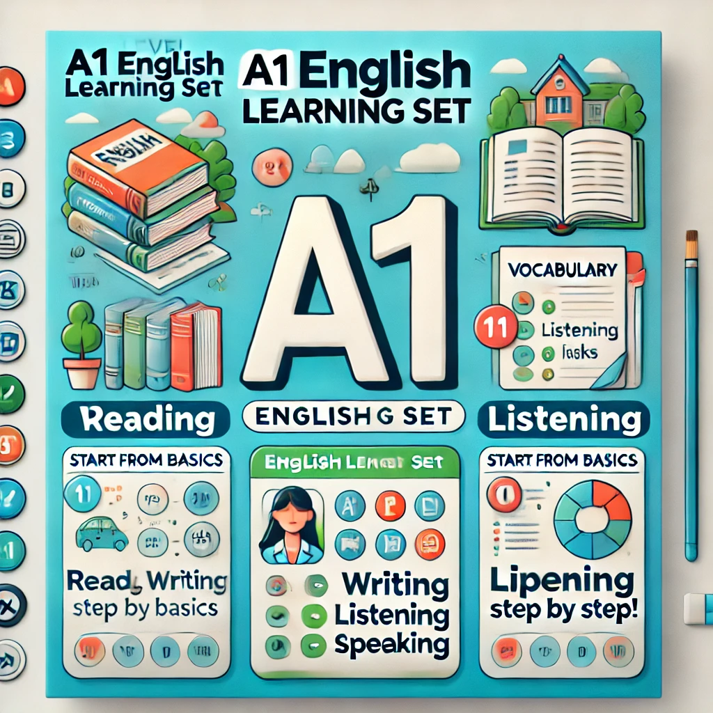 İngilizce A1 Çalışma Seti - Alman Akademisi